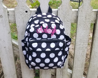 Polka dot backpack | Etsy
