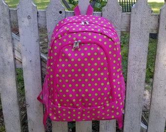 Polka dot backpack | Etsy