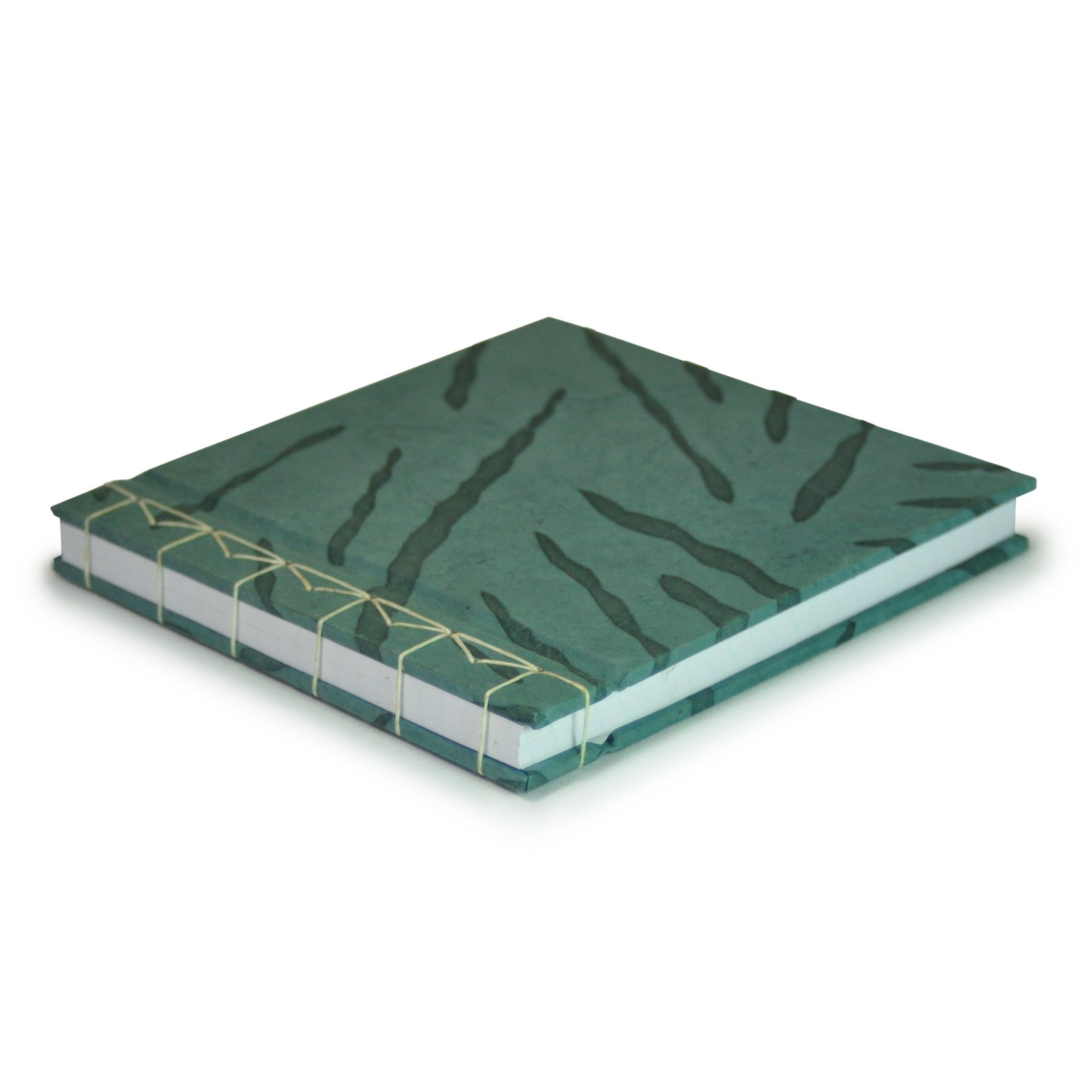 Square Japanese Stab Bound Graph Paper Sketch Book Teal With - Etsy