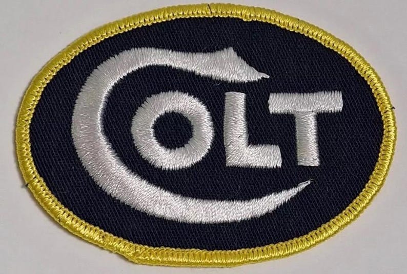 Colt Firearms Factory Embroidered Iron on Patch 2.5