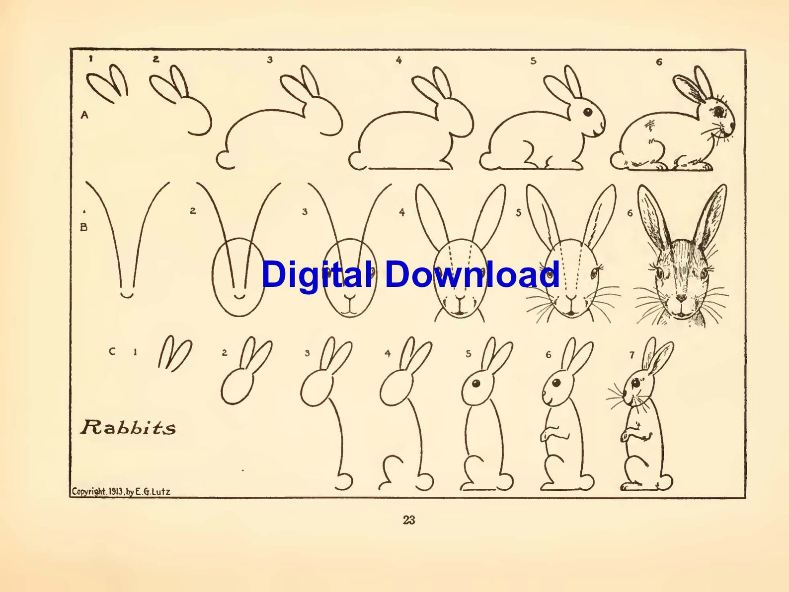 What to Draw and How to Draw It, Edwin G Lutz, Printable Book, Drawing ...