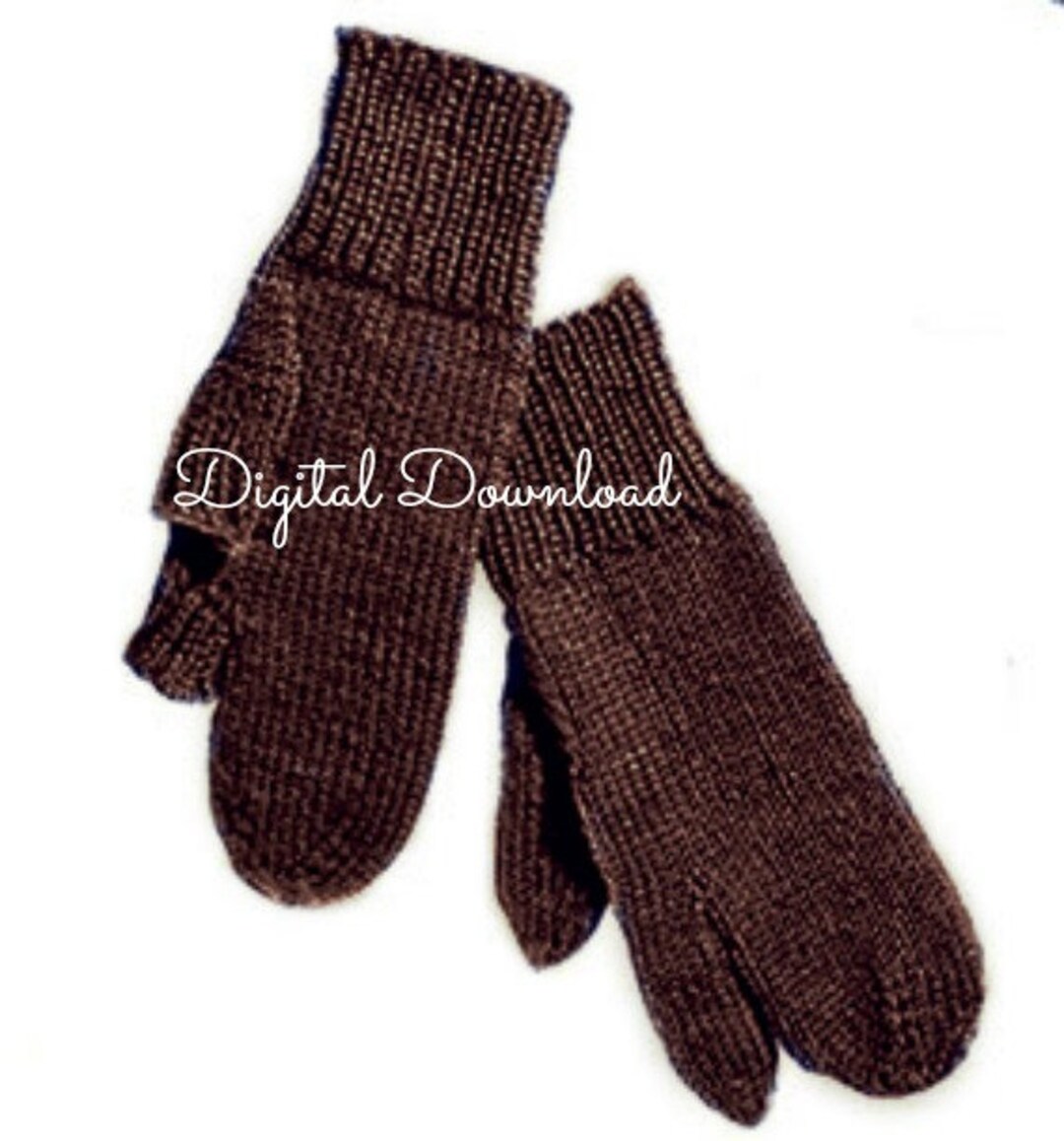 Marksman Gloves, WWII Military Knitting Patterns, War Era Patterns ...