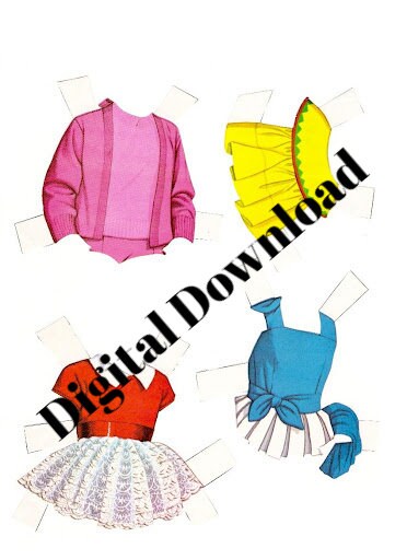 Chatty Cathy Paper Doll Vintage Ephemera Junk Journal - Etsy