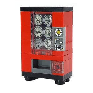 Models Built of LEGO® Bricks MOC VENDING Machine Soda Cola Drinks ...