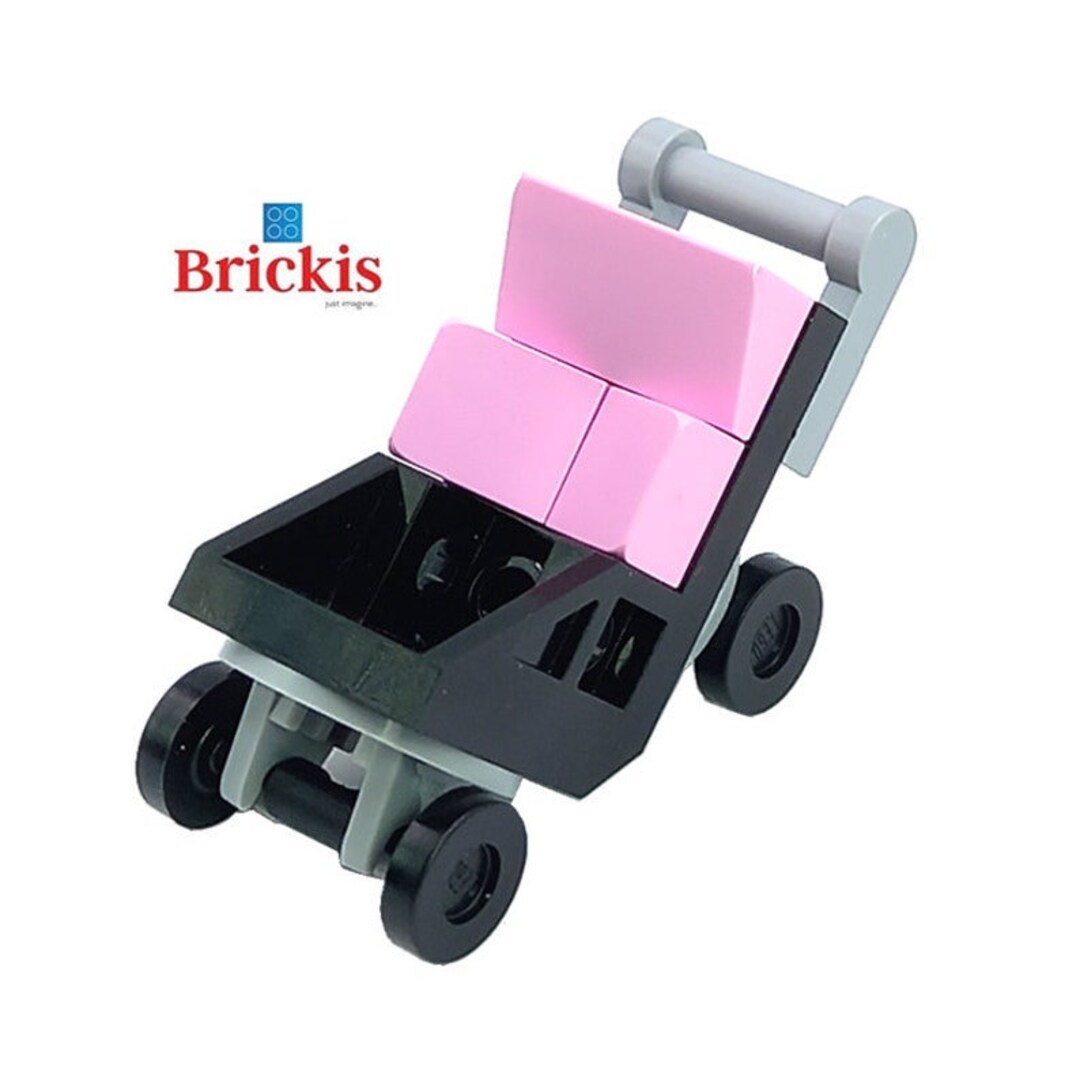 Models Built of LEGO® Bricks Pram Buggy | Baby Stroller | Pushchair for ...
