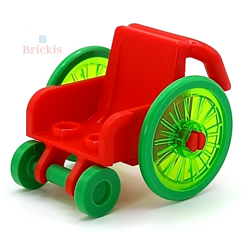 Models Built of LEGO® Bricks Minifigure Wheelchair | Mini Set for ...