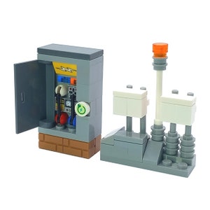 Models Built of LEGO® Bricks Electricity Cabin High Voltage High ...