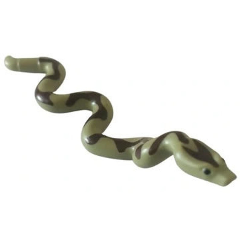 LEGO® New Olive Green Snake, Large Rattlesnake Animals Parts ...