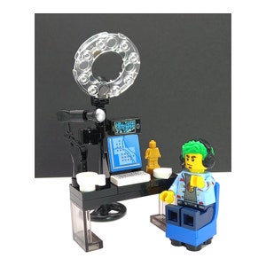 Models Built of LEGO® Bricks MOC INFLUENCER Radio Tv Studio Recording ...
