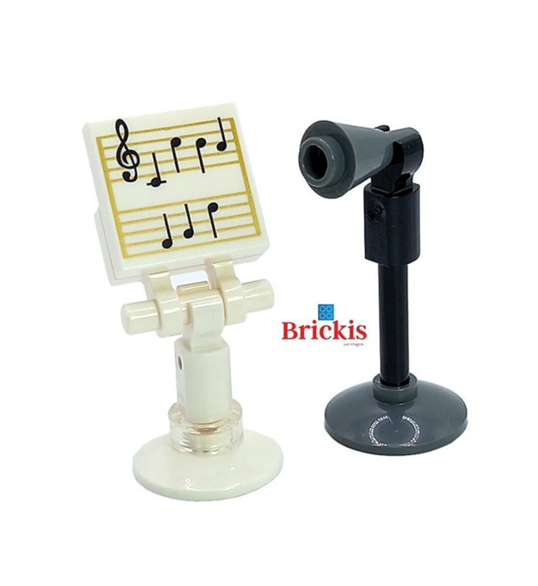 Microphone Stand With Music Score Music Notes Custom Design Mini Set ...