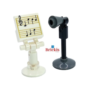 Microphone Stand With Music Score Music Notes Custom Design Mini Set ...