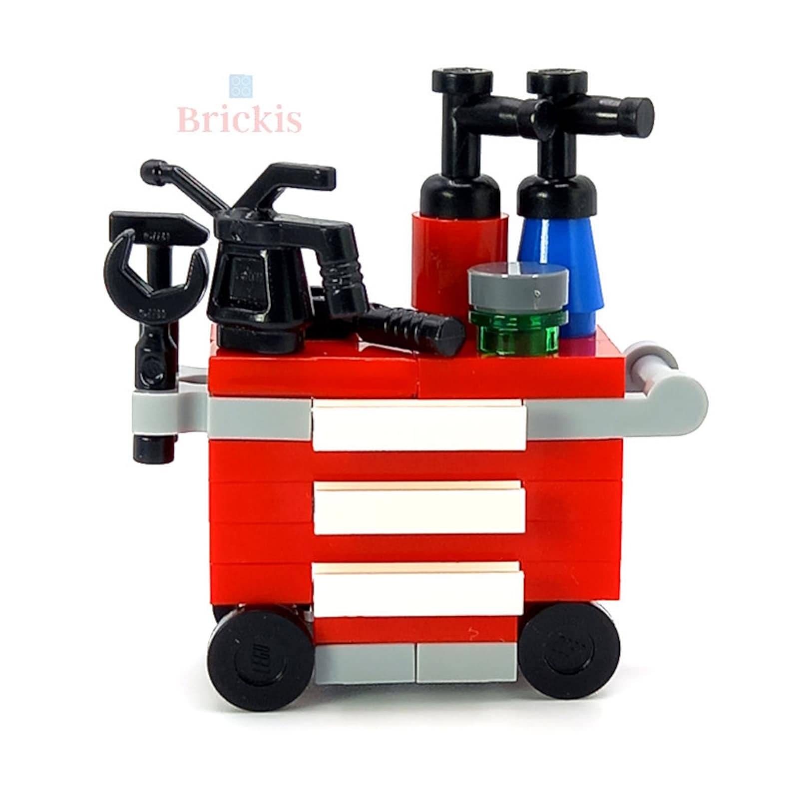 Custom Models Built of LEGO® Bricks Tool Box Tool Cart for - Etsy