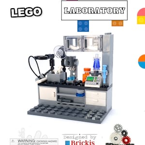 Models Built of LEGO® Bricks LEGO® MOC Lab With Scientific Laboratory ...