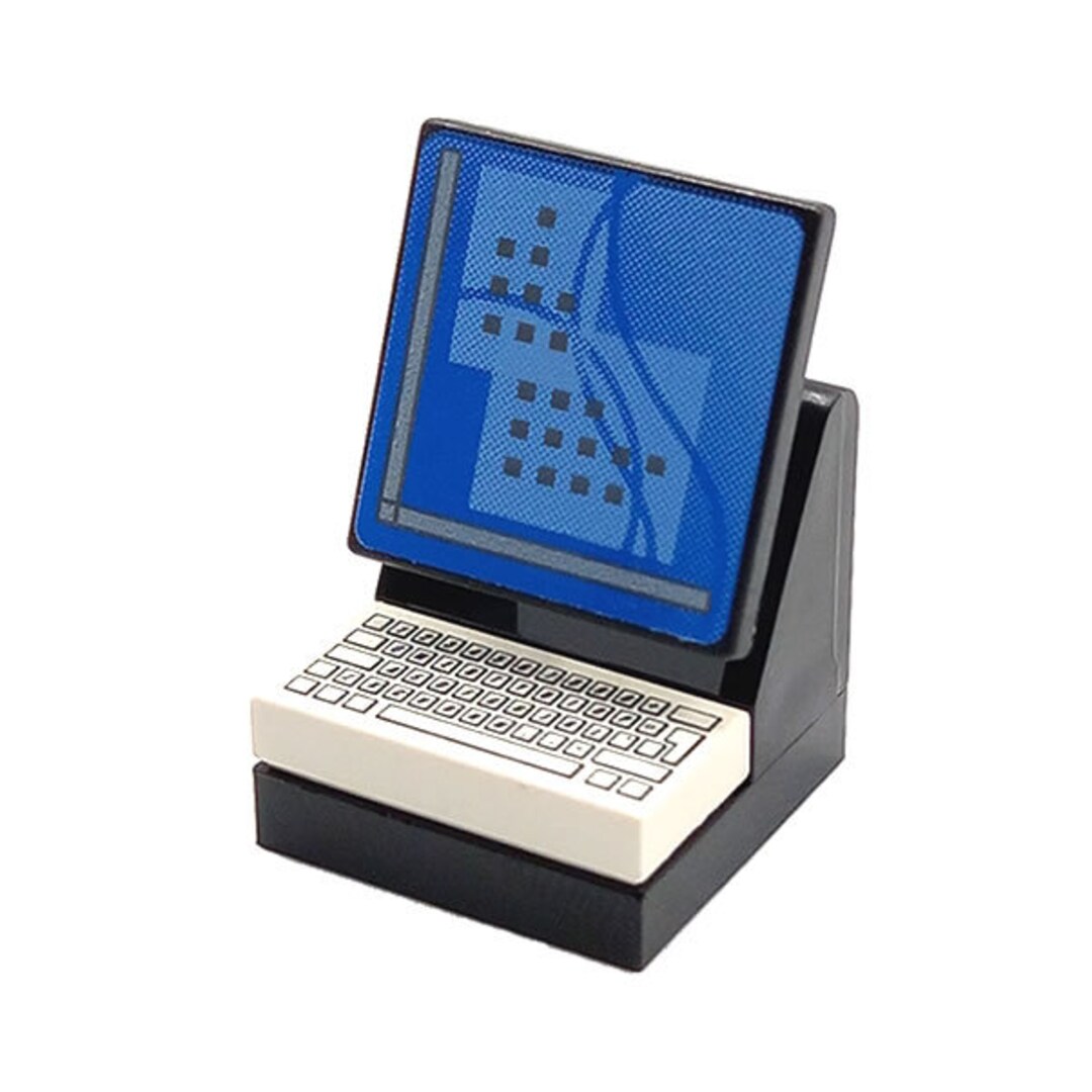 MOC LEGO Office Desk Computer, Working From Home Custom Design Mini Set ...