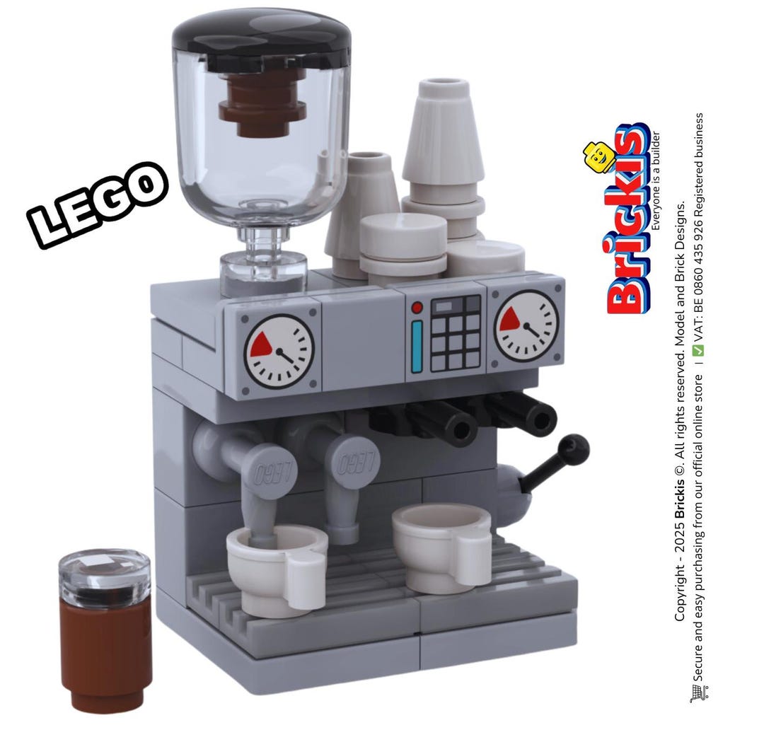 MOC Espresso Coffee Machine. Models Built of LEGO® Bricks, All Our ...