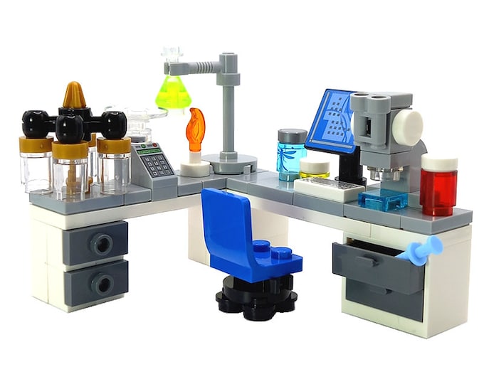 Models Built of LEGO® Bricks Chemistry Lab Geology, Paleontology ...