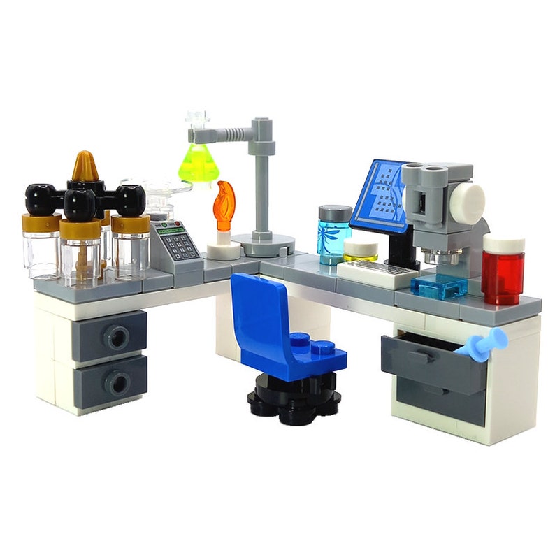 Models Built of LEGO® Bricks Chemistry Lab Geology - Etsy