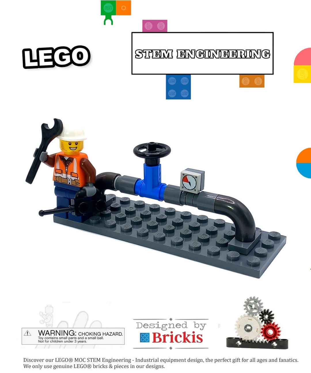 Models Built of LEGO® Bricks LEGO® Moc STEM Engineering Industrial ...