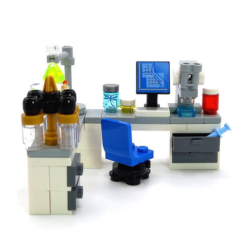 Models Built of LEGO® Bricks Chemistry Lab Geology - Etsy