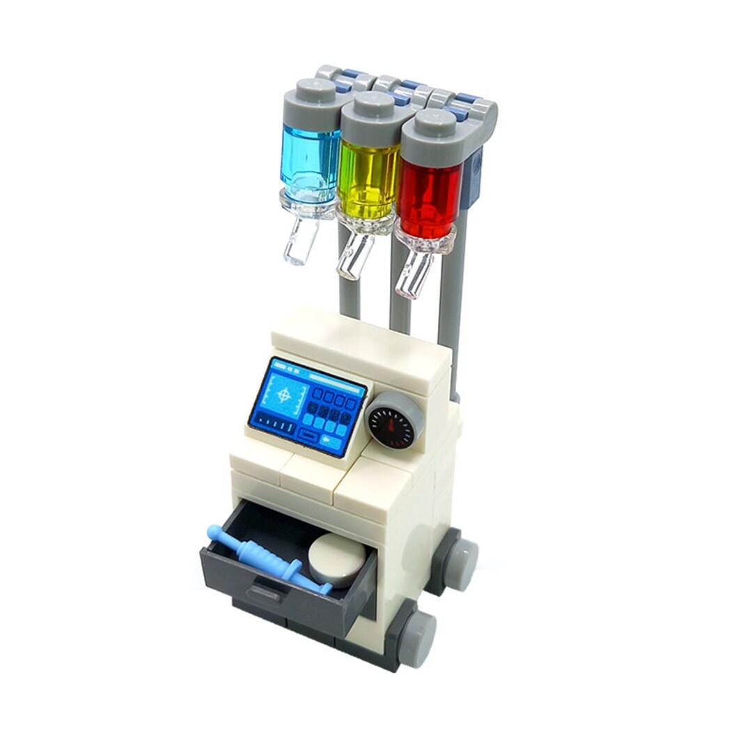 Models Built of LEGO® Bricks Medical Infusion Bottle for Patient at ...