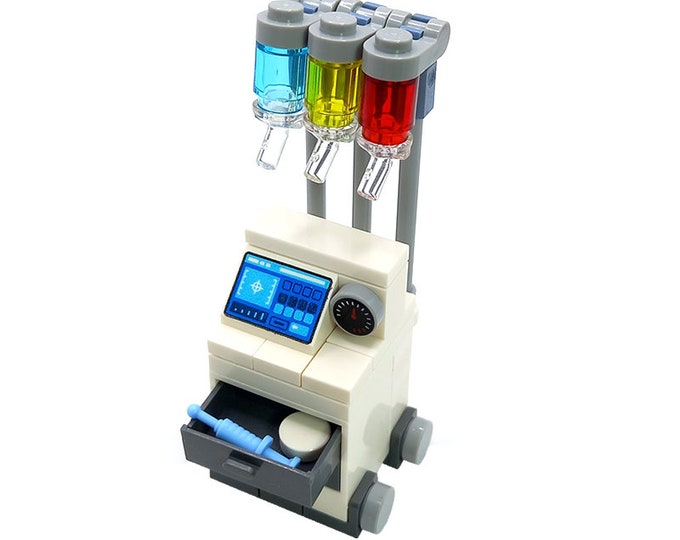 Models Built of LEGO® Bricks Medical Infusion Bottle for Patient at ...