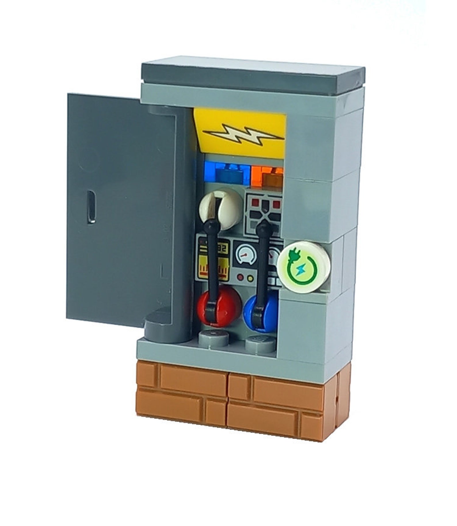 Models Built of LEGO® Bricks Electricity Cabin High Voltage High ...
