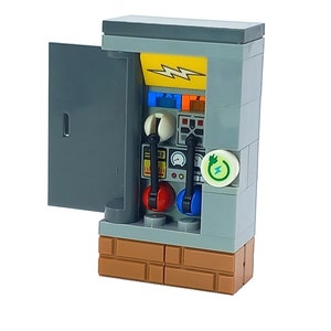 Models Built of LEGO® Bricks Electricity Cabin High Voltage High ...