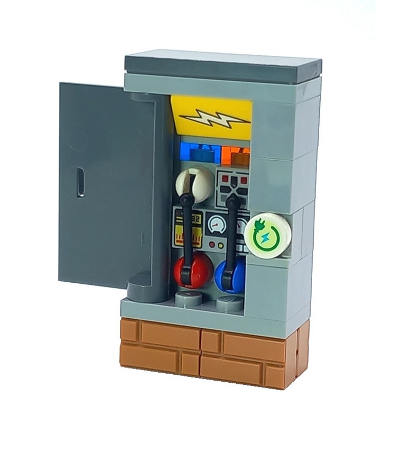 Models Built of LEGO® Bricks Electricity Cabin High Voltage High ...