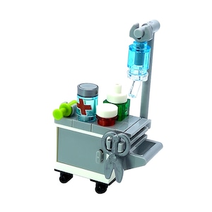 Models Built of LEGO® Bricks Operating Room Cart Syringe for Doctor ...