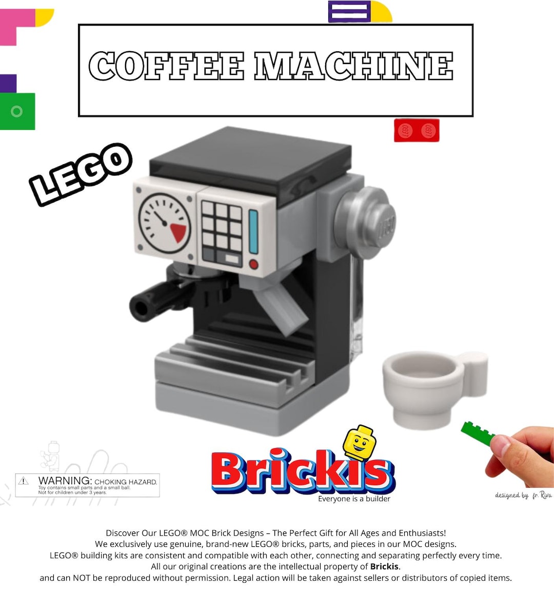 MOC Espresso Coffee Machine. Models Built of LEGO® Bricks, All Our ...