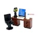 Office Desk Computer, Working From Home Chair, Keyboard Lamp Custom ...