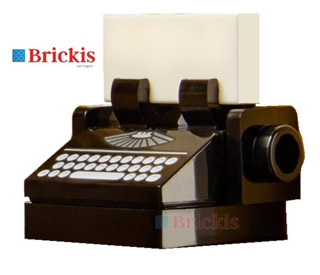 LEGO® Vintage Typewriter With Keyboard Printed Accessories for ...
