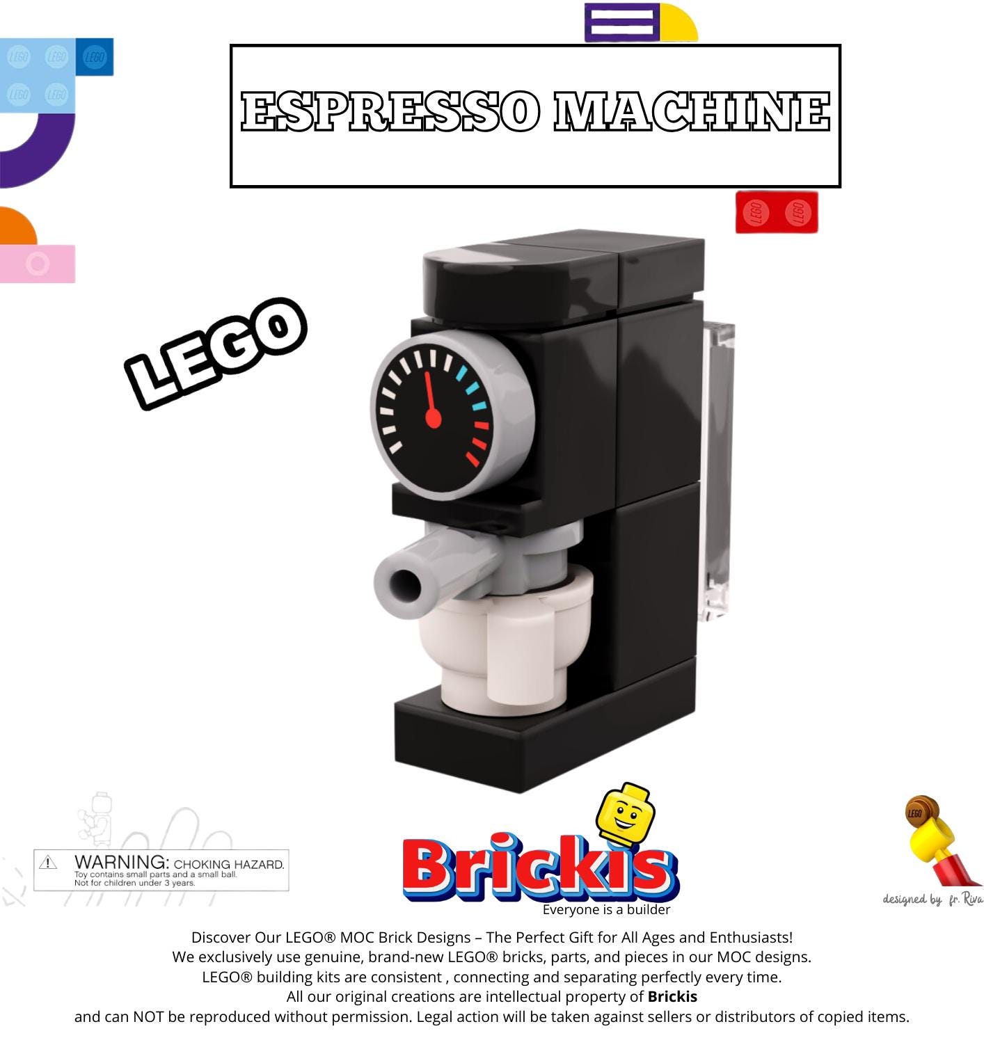 MOC Espresso Coffee Machine. Models Built of LEGO® Bricks, All Our ...