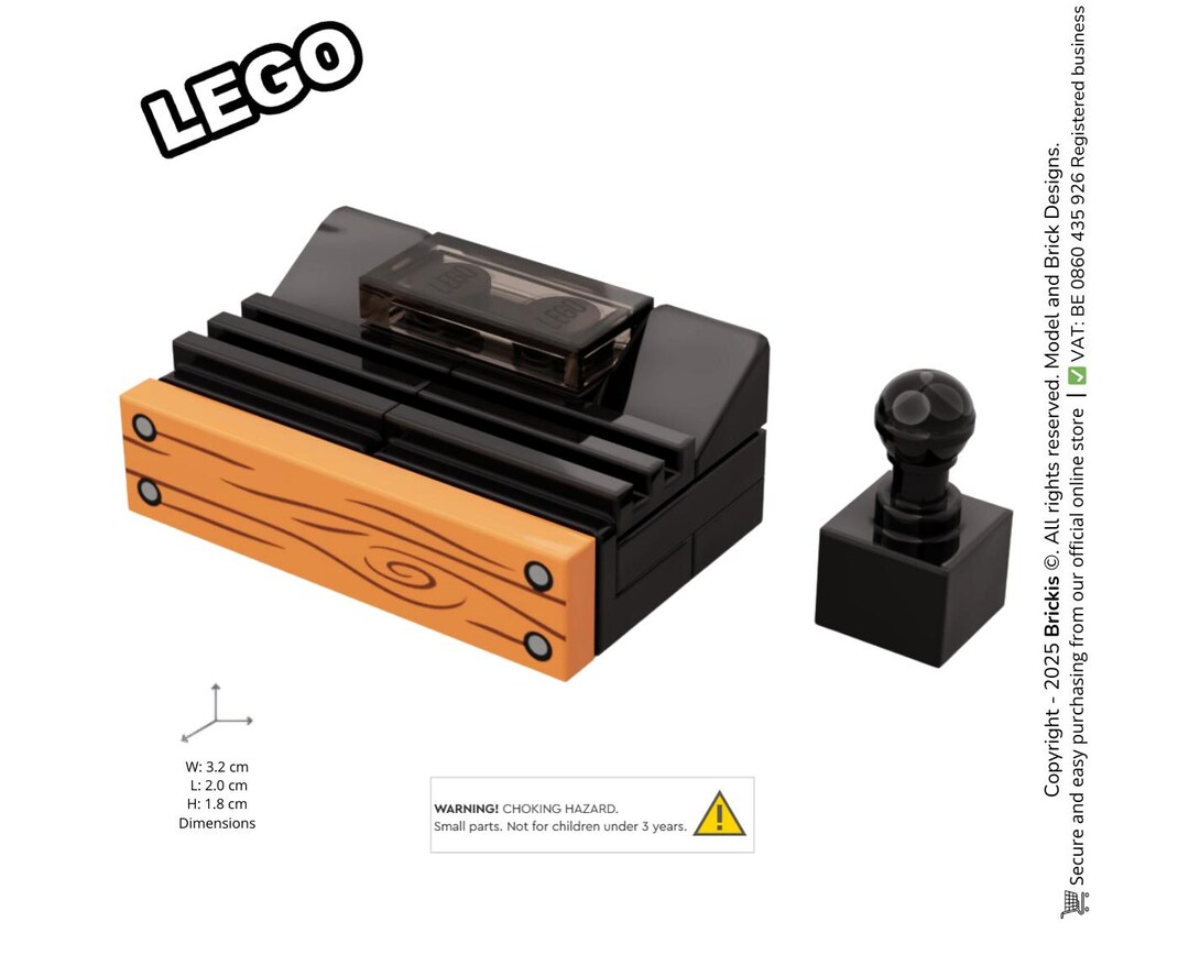 Retro Gaming Console - Brick Model Inspired by a Classic System Mini ...