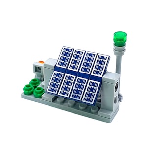 Models Built of LEGO® Bricks SOLAR PANEL Green Energy Climate Change ...