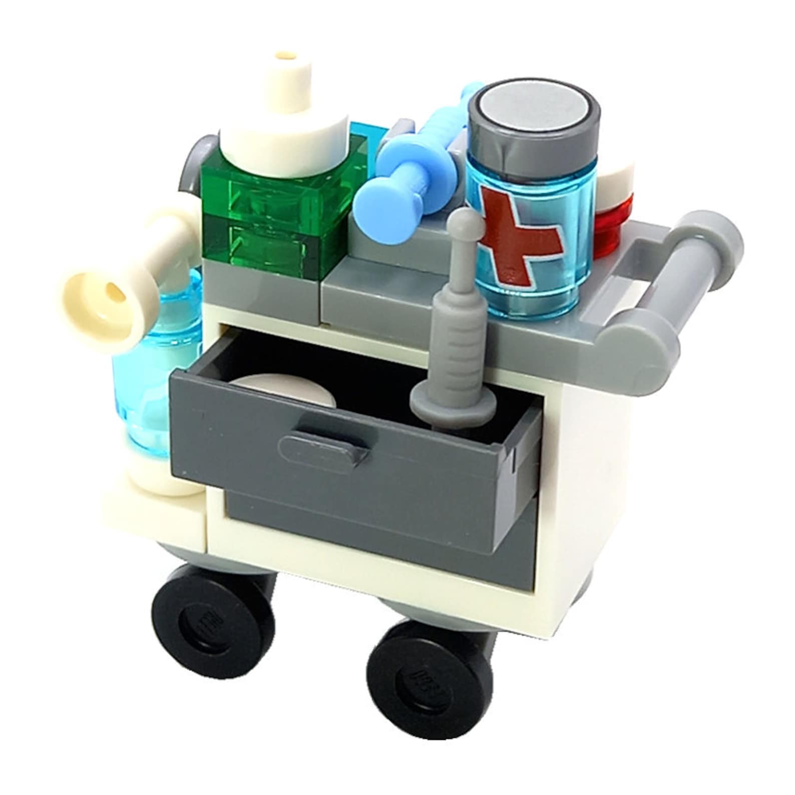 Models Built of LEGO® Bricks Operating Room Cart Syringe for Doctor ...