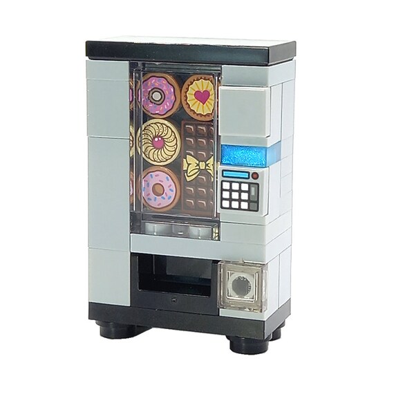 Models Built of LEGO® Bricks MOC VENDING Machine Cookies Cakes | Etsy