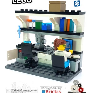 Models Built of LEGO® Bricks Scientific RESEARCH LAB Bench Workstation ...