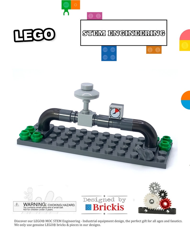 Models Built of LEGO® Bricks LEGO® Moc STEM Engineering Industrial ...