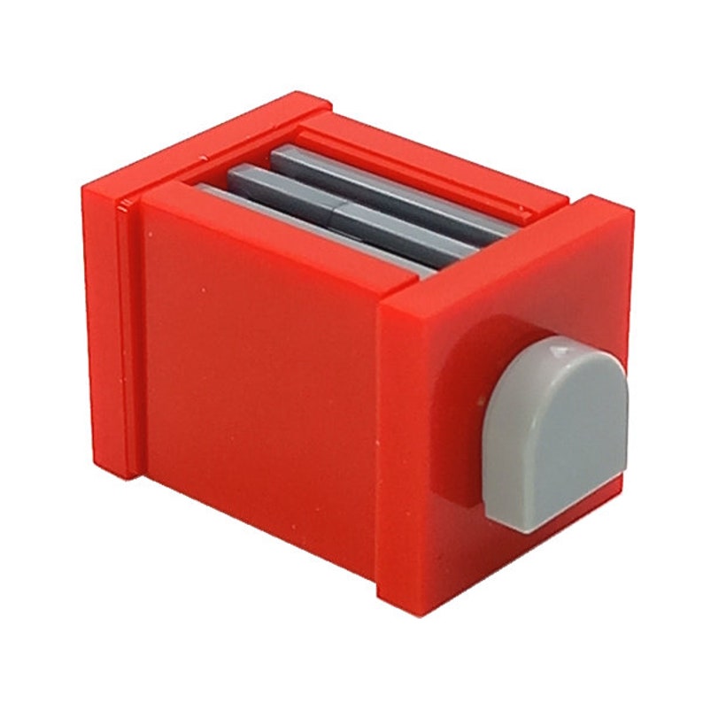 Models Built Of Lego® Bricks Moc Toaster To Make Toast Or Etsy
