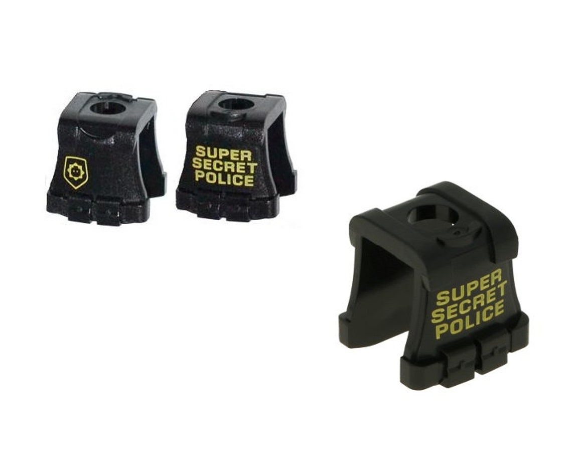 RARE LEGO® Super Secret Police Pattern Vest SWAT for - Etsy