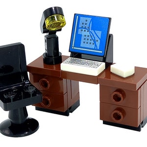 Office Desk Computer, Working From Home Chair, Keyboard Lamp Custom ...