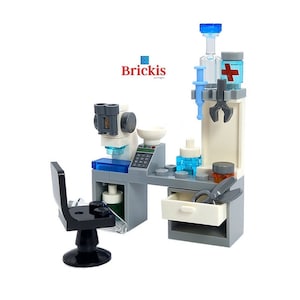 Mini Set Models Built of LEGO® Bricks Chemistry Lab Laboratory With ...