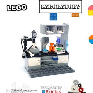Models Built of LEGO® Bricks LEGO® MOC Lab With Scientific Laboratory ...