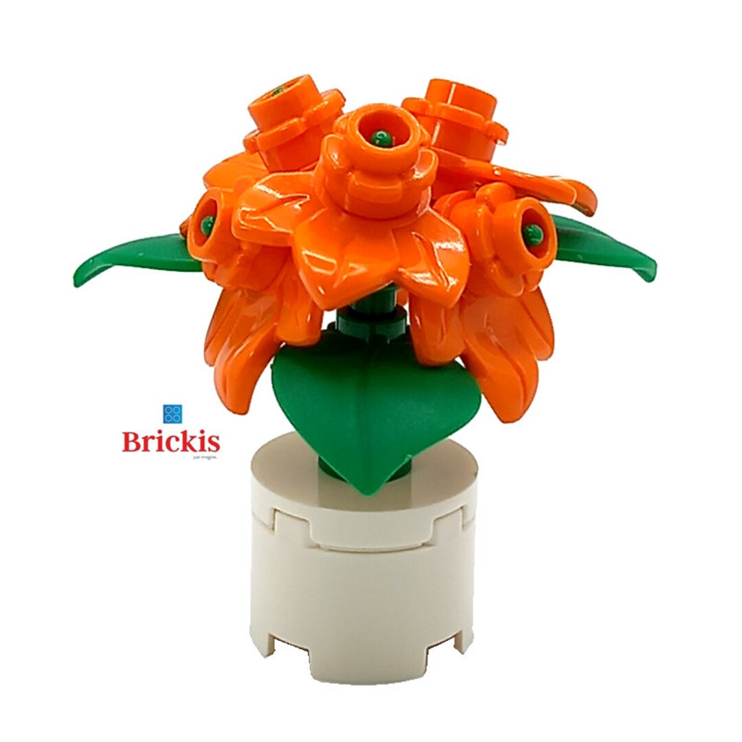 Custom Design LEGO® Pot of Flowers Bunch Plants Landscape Parts ...