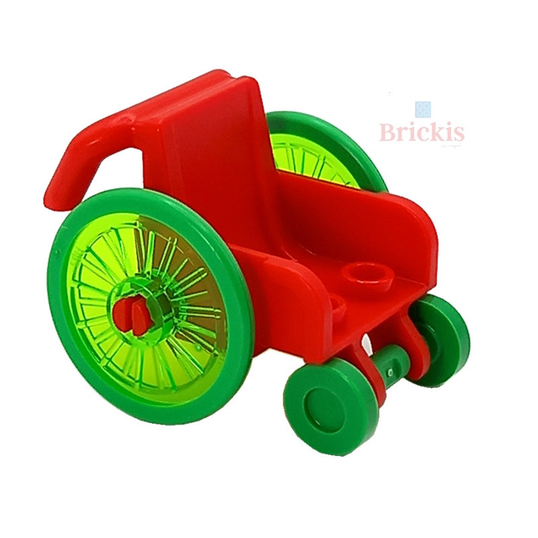 Models Built of LEGO® Bricks Minifigure Wheelchair | Mini Set for ...