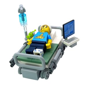 Models Built of LEGO® Bricks HOSPITAL BED Operating Room Clinic ...