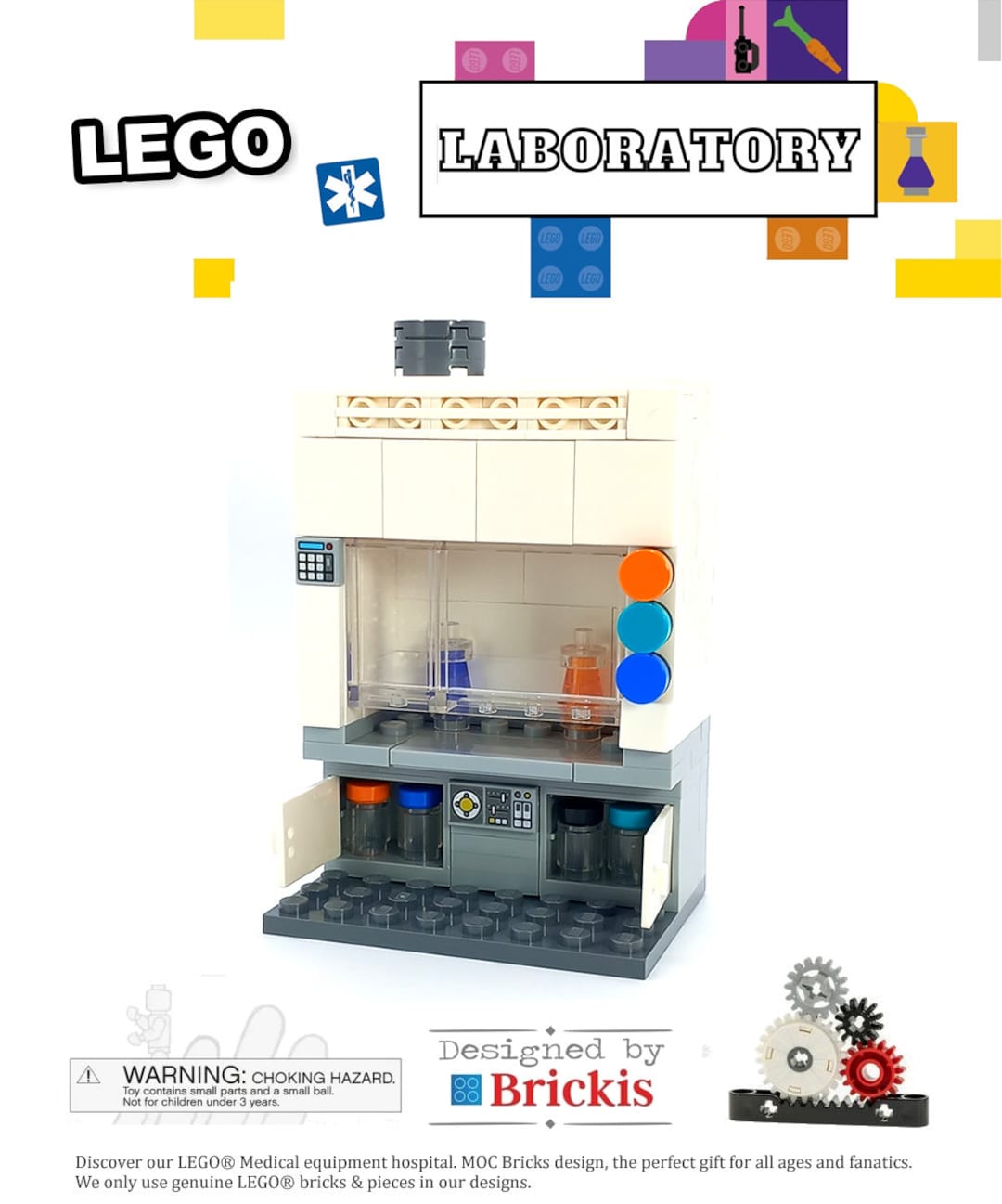 Models Built of LEGO® Bricks LEGO® MOC Laboratory Chemical Fume Hood ...