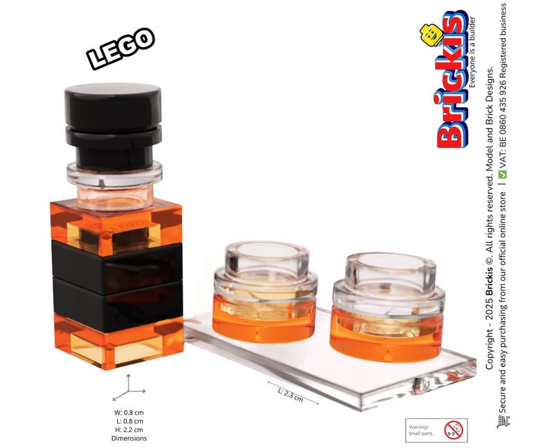 Models Built of LEGO® Bricks MOC BOTTLE and Glasses Drinks for the ...