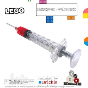 LEGO® MOC Medical Equipment Syringe Vaccine Surgeon Hospital Clinic ...